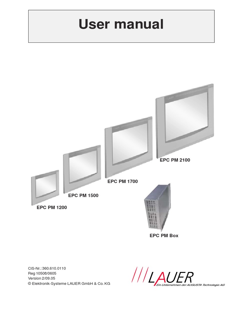 User Manual: EPC PM 2100 | PDF | Bios | Operating System