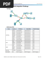 Networking Skills Challenge | PDF | I Pv6 | Ip Address