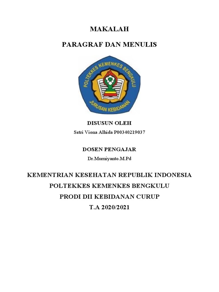 Makalah Menulis Paragraf | PDF