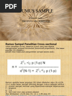 RUMUS LEMESHOW Untuk P Diketahui Dan P Tidak Diketahui | PDF