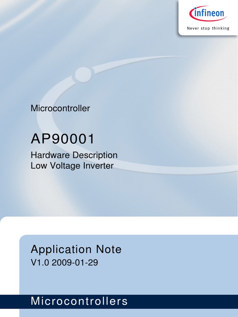 Application Note: Microcontrollers | PDF | Field Effect Transistor | Power Inverter