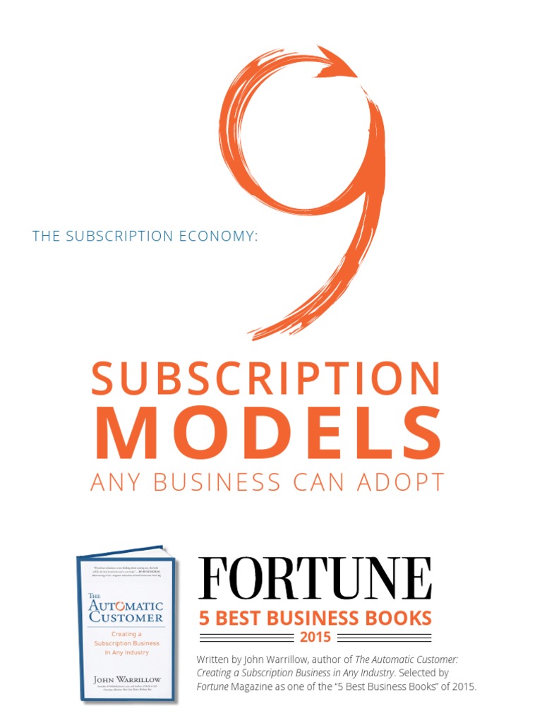 9 Business Models PDF | PDF | Subscription Business Model | Insurance