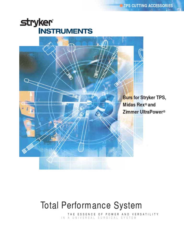 Stryker TPS BUR Poster PDF | PDF | Drill | Metalworking