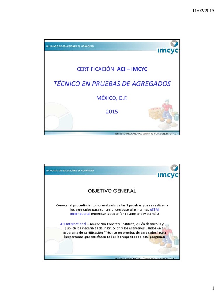 Muestreo ASTM D75 | PDF | Muestreo (Estadísticas) | Hormigón