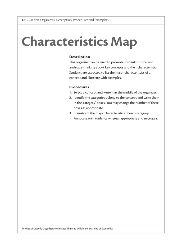 Characteristics Map - Template | PDF