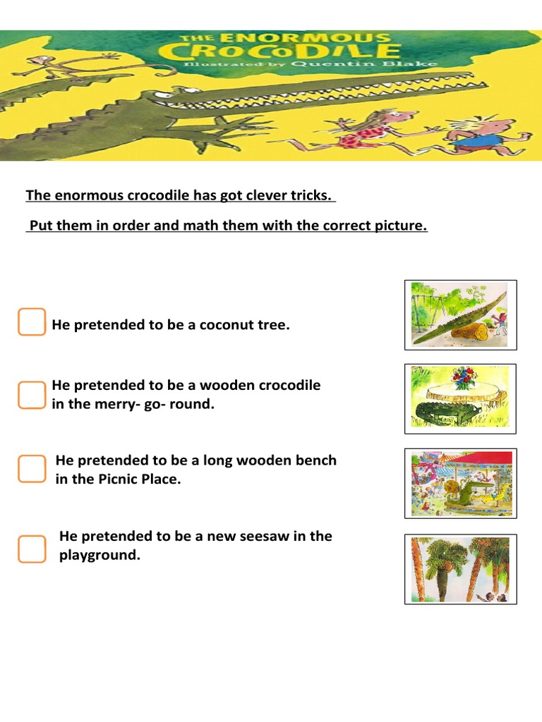 The Enormous Crocodile's Clever Tricks | PDF