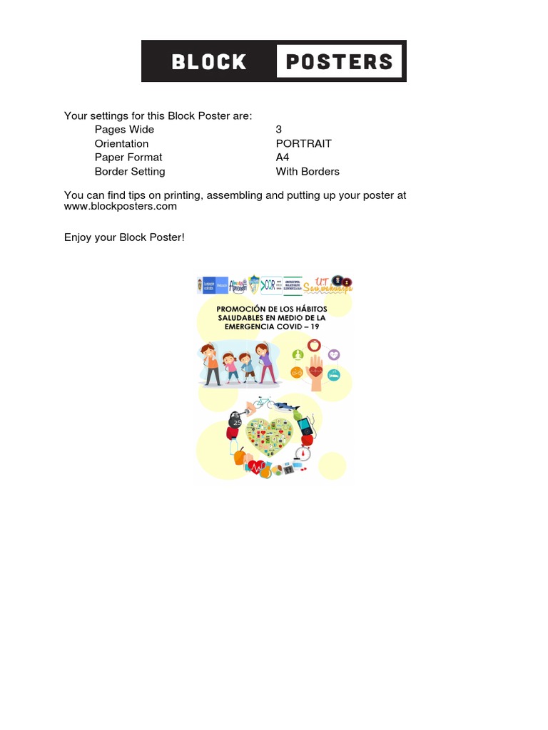 Block Poster Printing Settings Guide | PDF | Career & Growth
