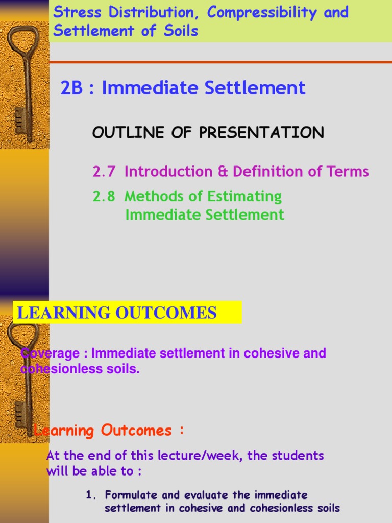 ECG553-Chapter2B-Immediate Settlement | Download Free PDF | Mechanical Engineering | Applied And ...