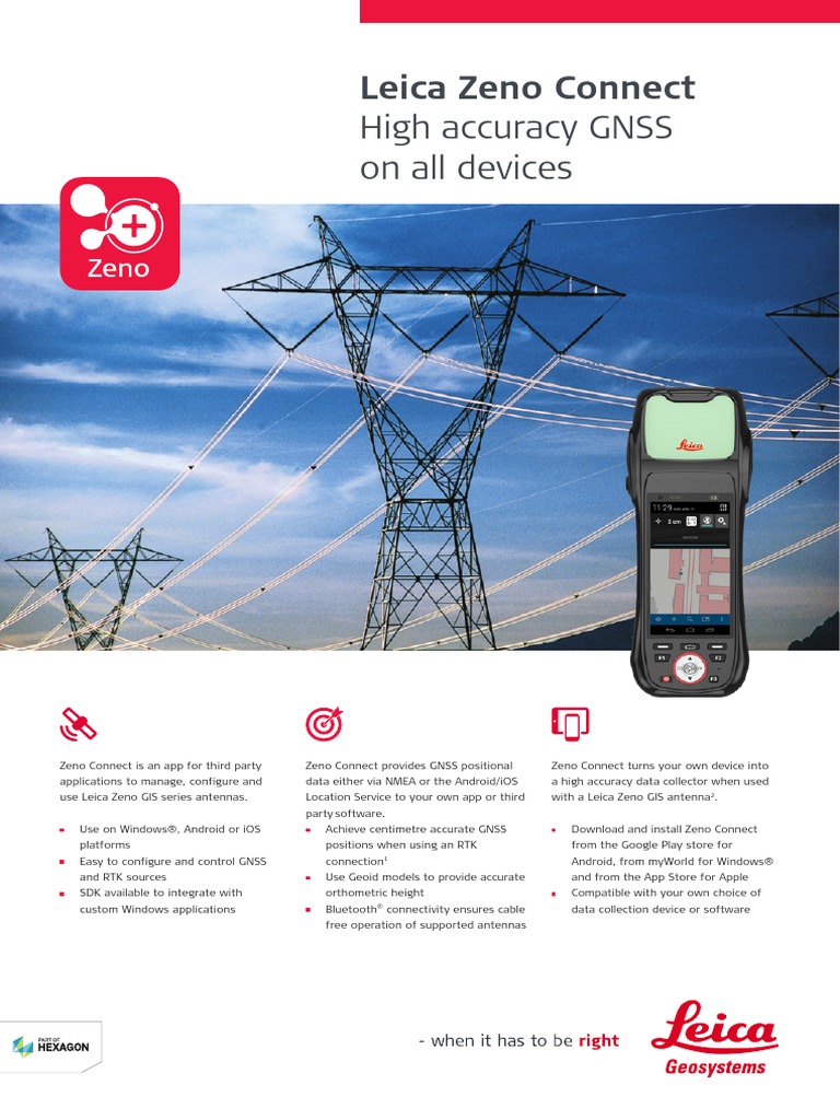 Leica Zeno Connect DS | PDF | Ios | Android (Operating System)