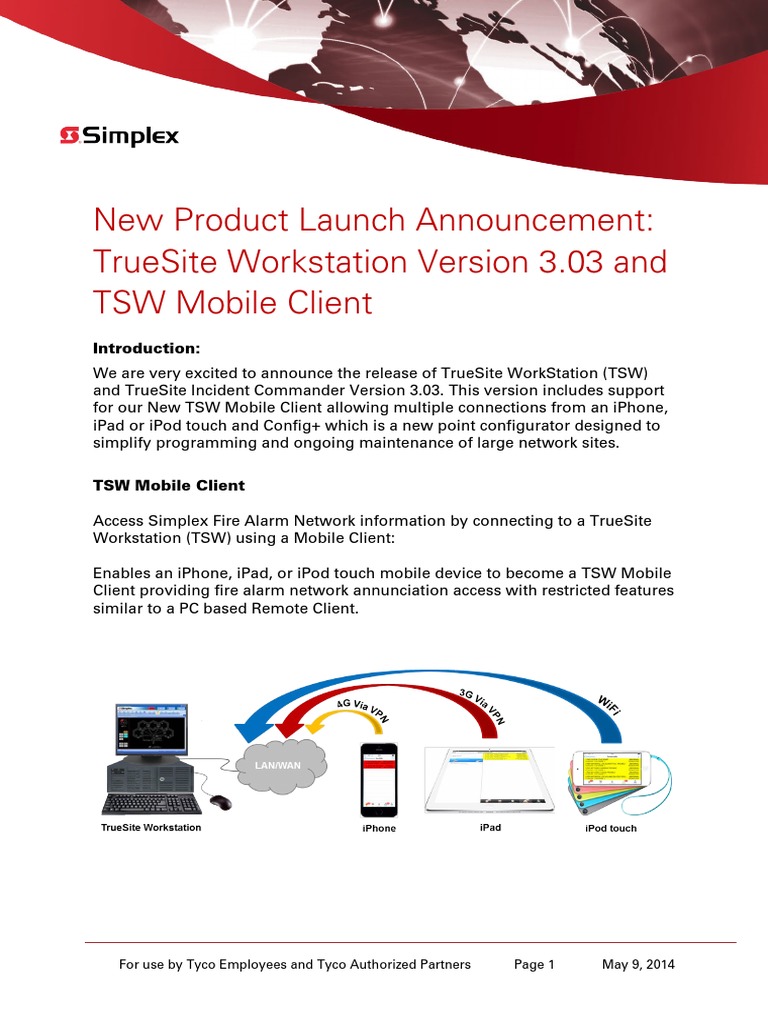 TSW 3 03 and TSW Mobile Client Launch Announcement - SG | PDF | Digital ...