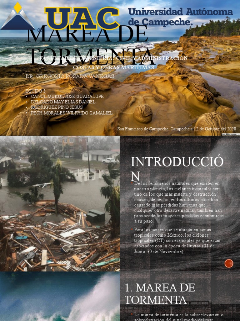 Marea de Tormenta y Ciclones | PDF | Marejada | Ciclones tropicales