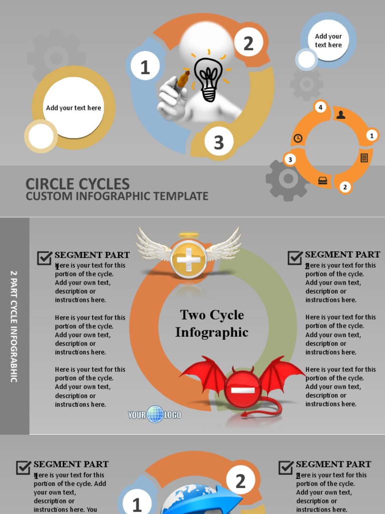 Circle Cycles: Custom Infographic Template | PDF | Infographics ...