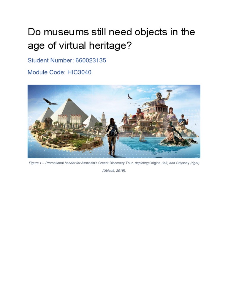 Do Museums Still Need Objects in The Age of Virtual Heritage? | PDF | Museum | Emotions
