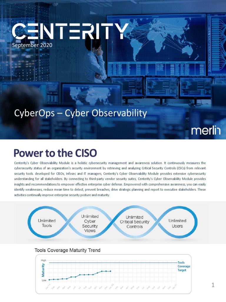 Centerity CyberOps - Cyber Observability Brochure - September 2020 ...