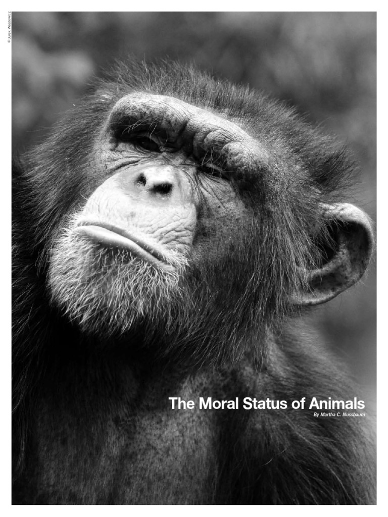 Nussbaum The Moral Status of Animals | PDF | Utilitarianism | Immanuel Kant