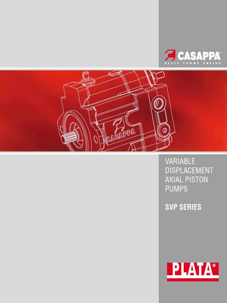 SVP Series Variable Displacement Pumps | PDF | Pump | Viscosity