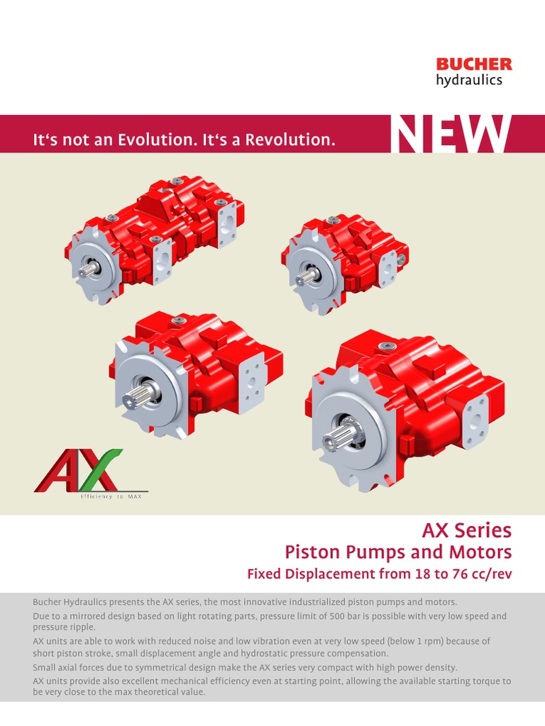 BUCHER AX Pump 200-Fl-991636-En | PDF | Bearing (Mechanical) | Pump