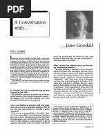 Jane Goodall Biography | PDF | Chimpanzee | Behavioural Sciences