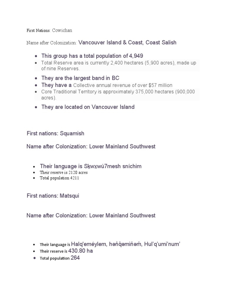 First Nations | PDF | History
