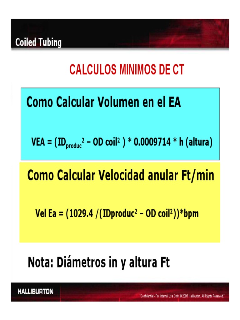 Calculos Coiled Tubing 2 de 5 | PDF | Science & Mathematics | Computers