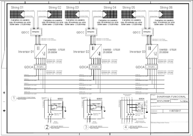 Diagrama Funcional (Novo) - Layout1 | PDF | Energia elétrica ...