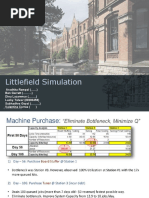 Littlefield Simulation Report | PDF | Inventory | Applied Mathematics