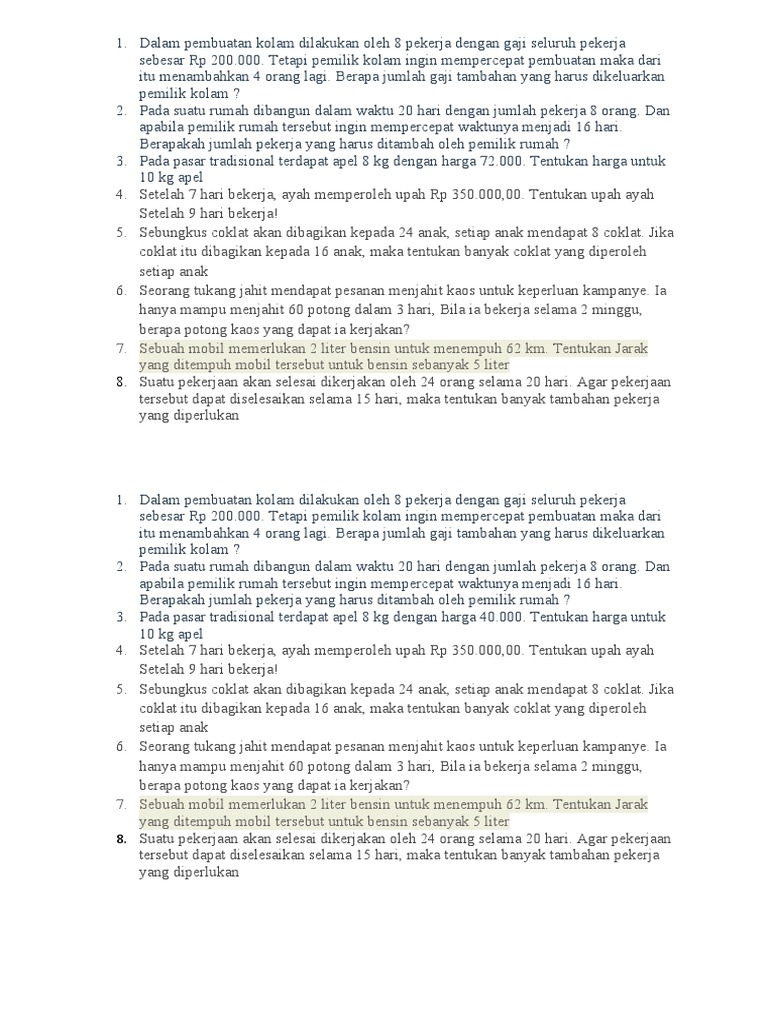 Perbandingan 2 | PDF