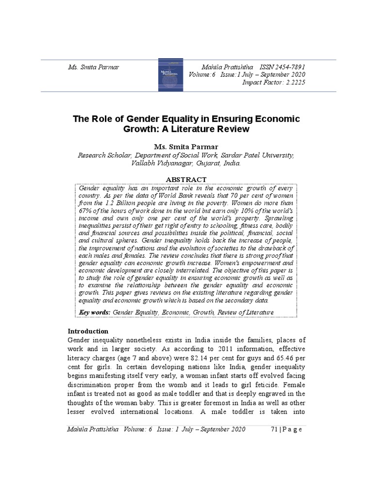 Ms. Smita Parmar | Download Free PDF | Gender | Gender Studies