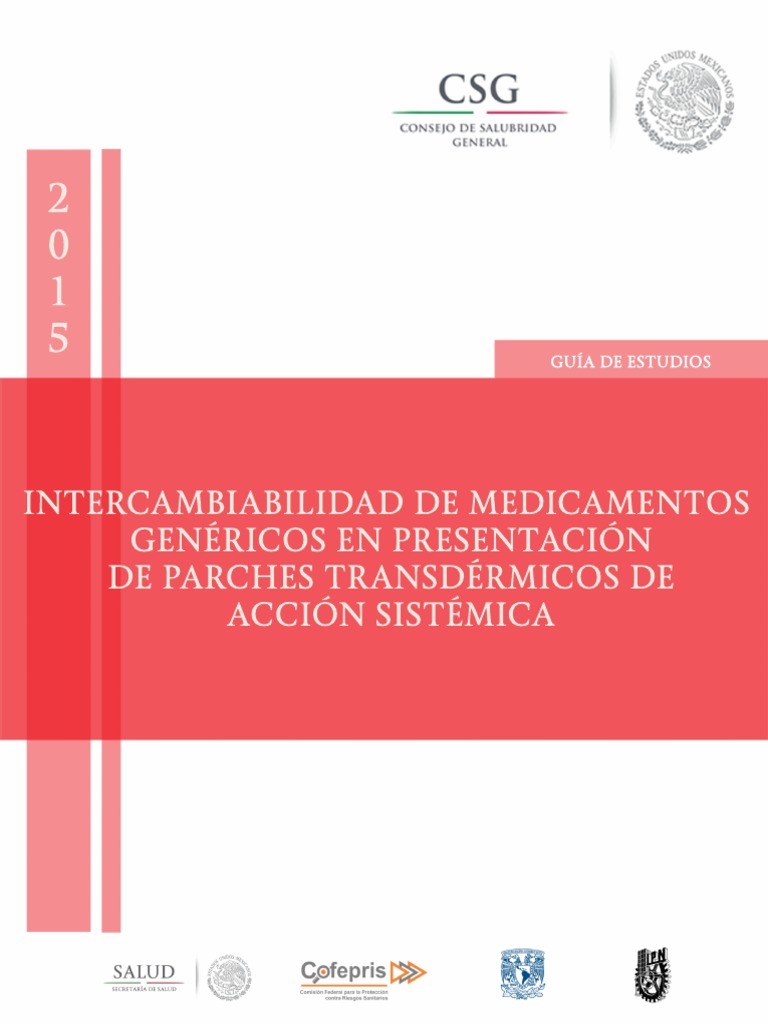 Guia Parches Transdeermicos | PDF | Farmacología | Farmacia