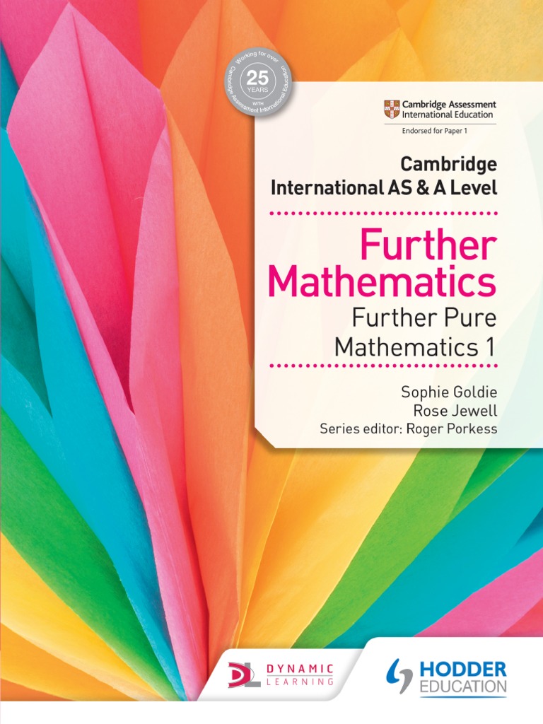 Cambridge International AS & A Level Further Mathematics Further Pure ...