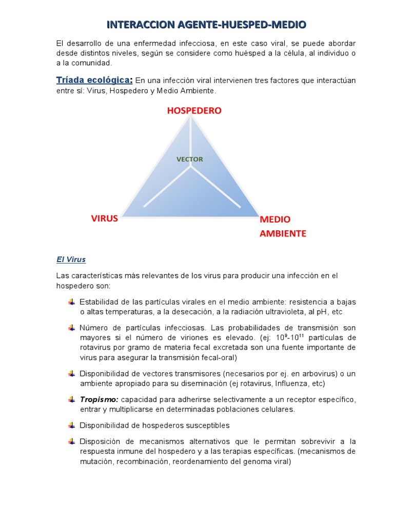 Tríada Ecológica | Descargar gratis PDF | Virus | Infección