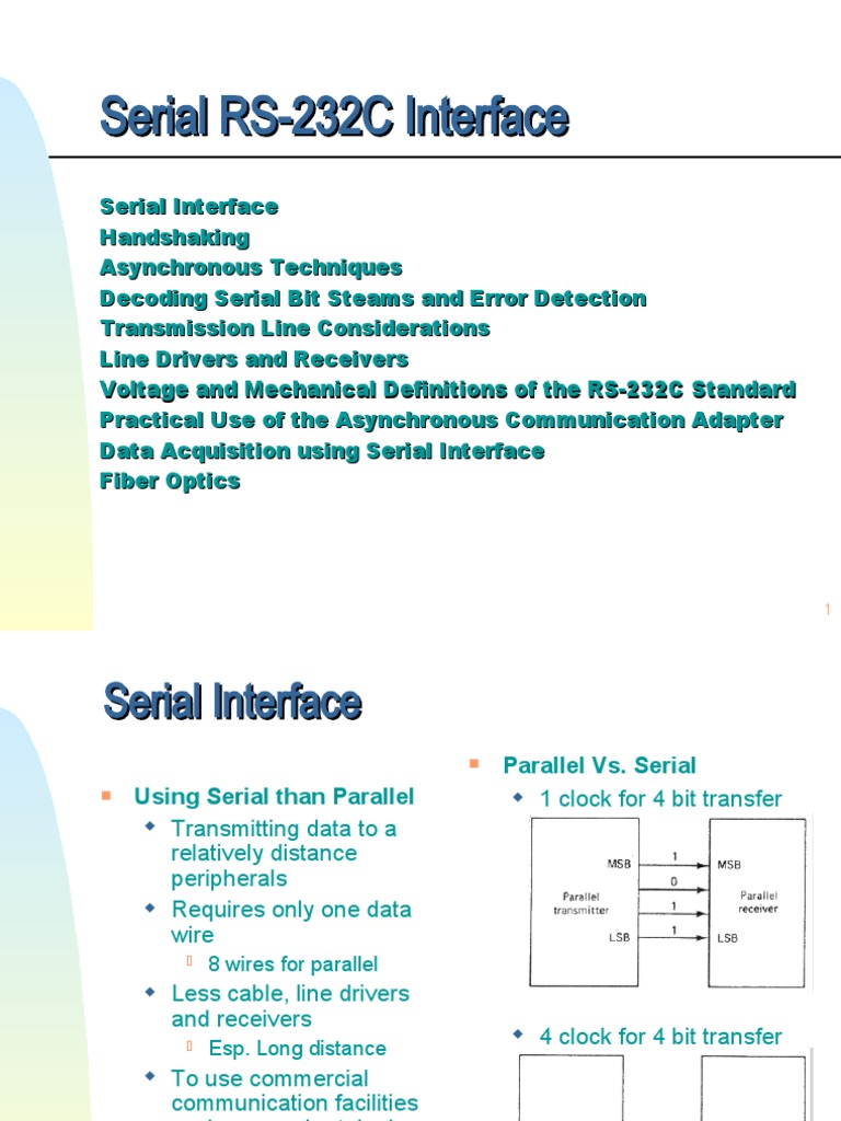 RS232C | PDF | Data Transmission | Physical Layer Protocols