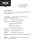 Pagsasaling Wika-Worksheets | PDF