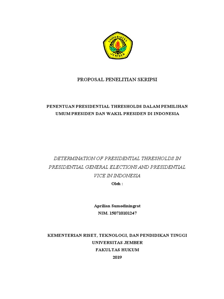 Proposal Revisi | PDF