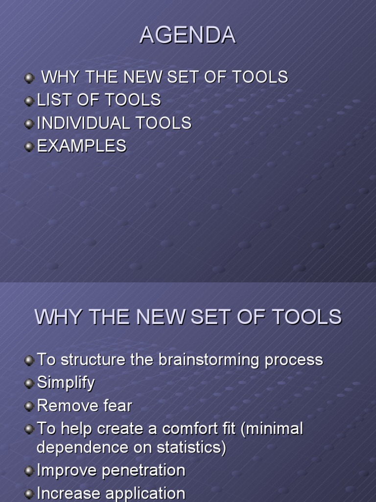 New 7 Management Tools PDF | PDF | Cognition | Business