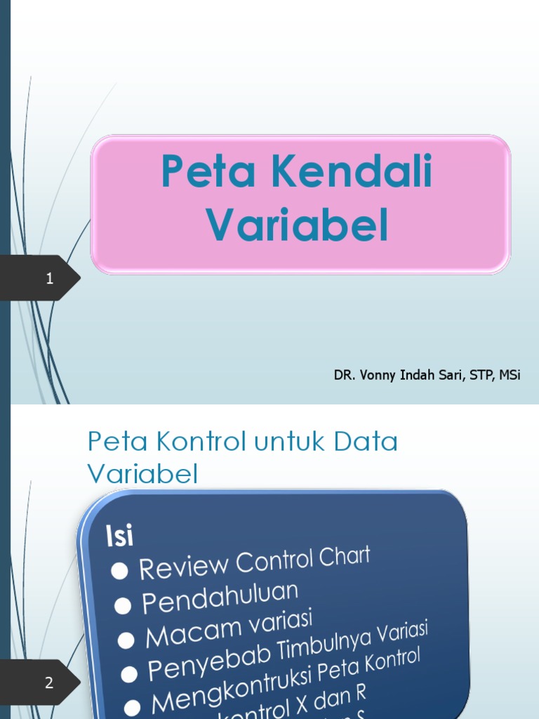 Control Chart Variabel PDF | PDF