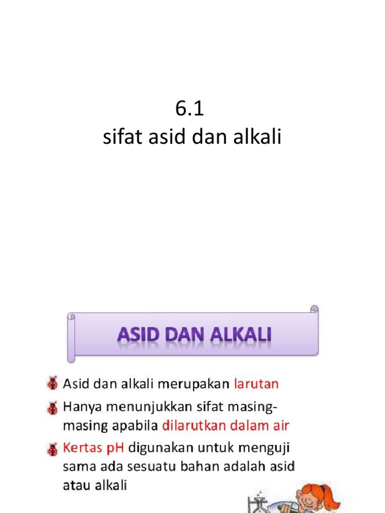 6.1 Sifat Asid Dan Alkali | PDF
