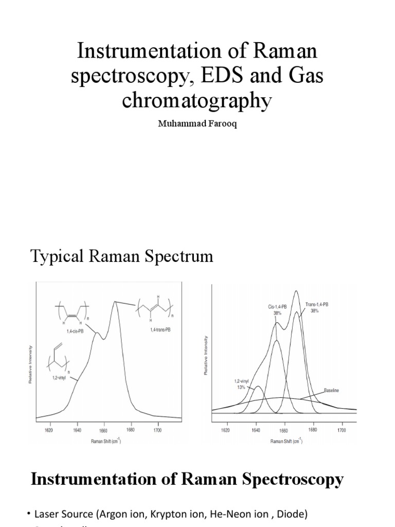 Instrumentation of Raman Spectros | PDF | Gas Chromatography | Energy Dispersive X Ray Spectroscopy