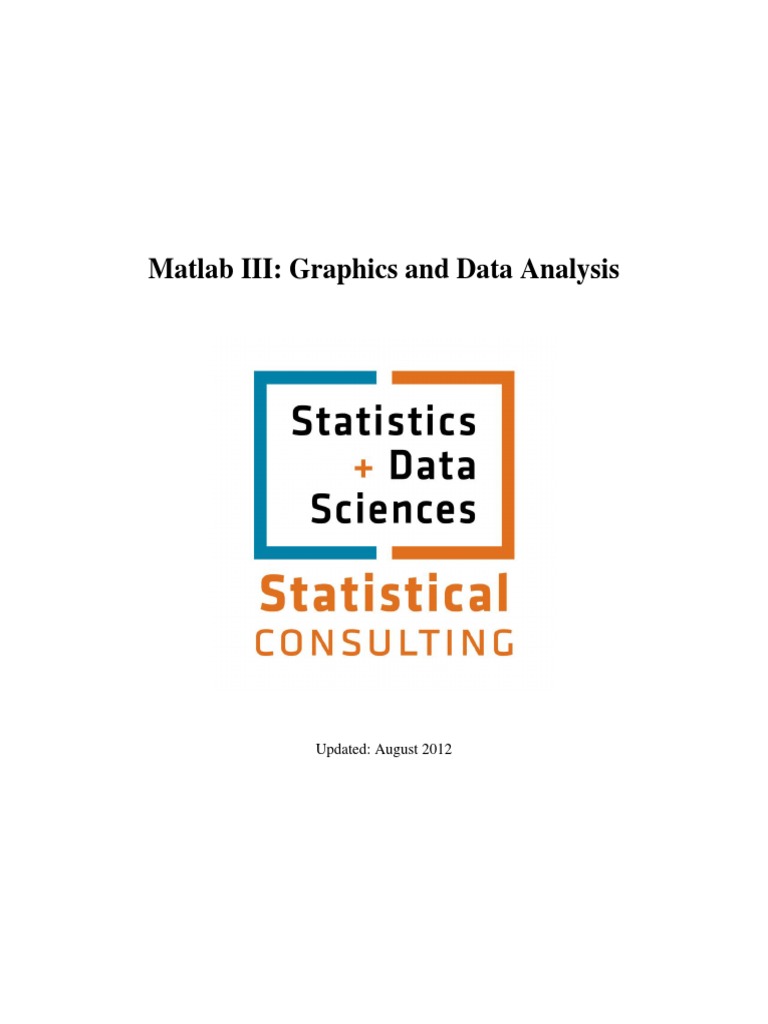 Matlab3 GraphicsAnalysis | PDF | Matlab | Regression Analysis