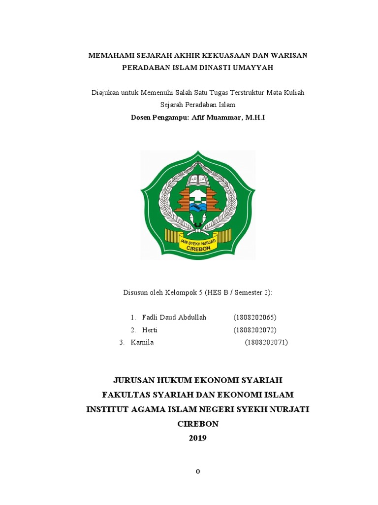 Contoh Format Makalah | PDF