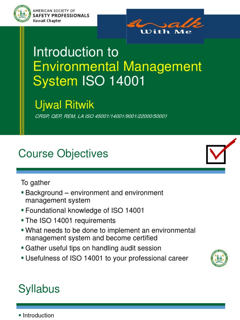 Introduction To ISO 14001 PDF | PDF | Environmental Law | Sustainability