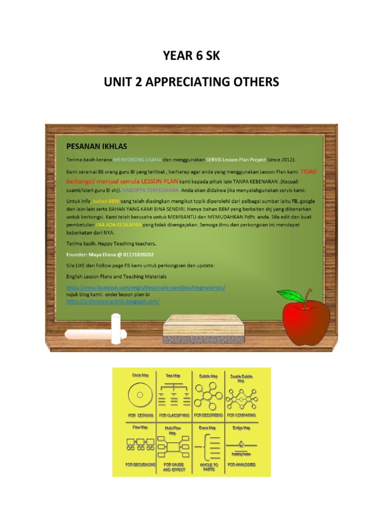 Y6 Unit 2 Appreciating Others | PDF | Question | Lesson Plan