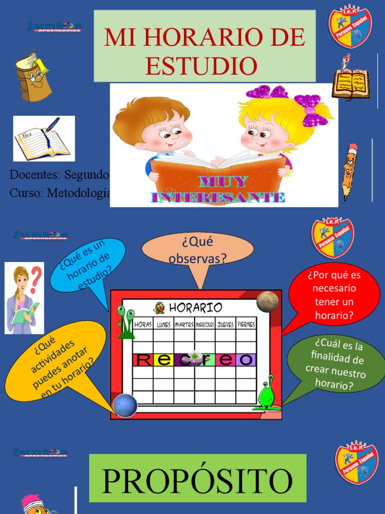 Mi Horario de Estudio | PDF