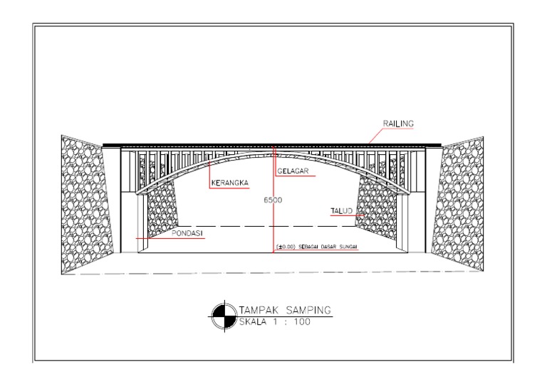 2D JEMBATAN 2-Model PDF | PDF