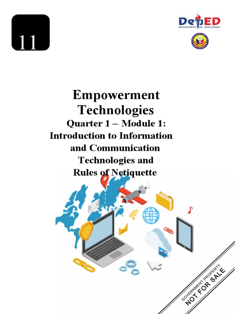 EMPOWERMENTTECHNOLOGIES Module-1 | PDF | Malware | Smartphone