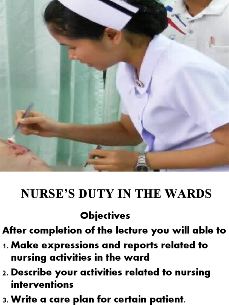 Nurse Duty in The Ward | PDF