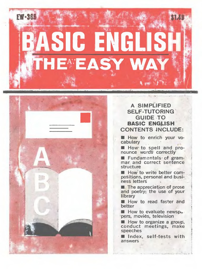 Basic English - The Easy Way (With Answer Keys) (PDFDrive) PDF | PDF ...