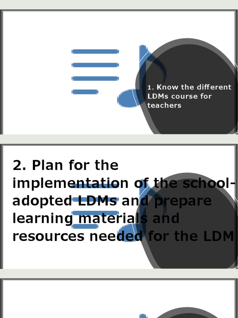 Know The Different Ldms Course For Teachers | PDF