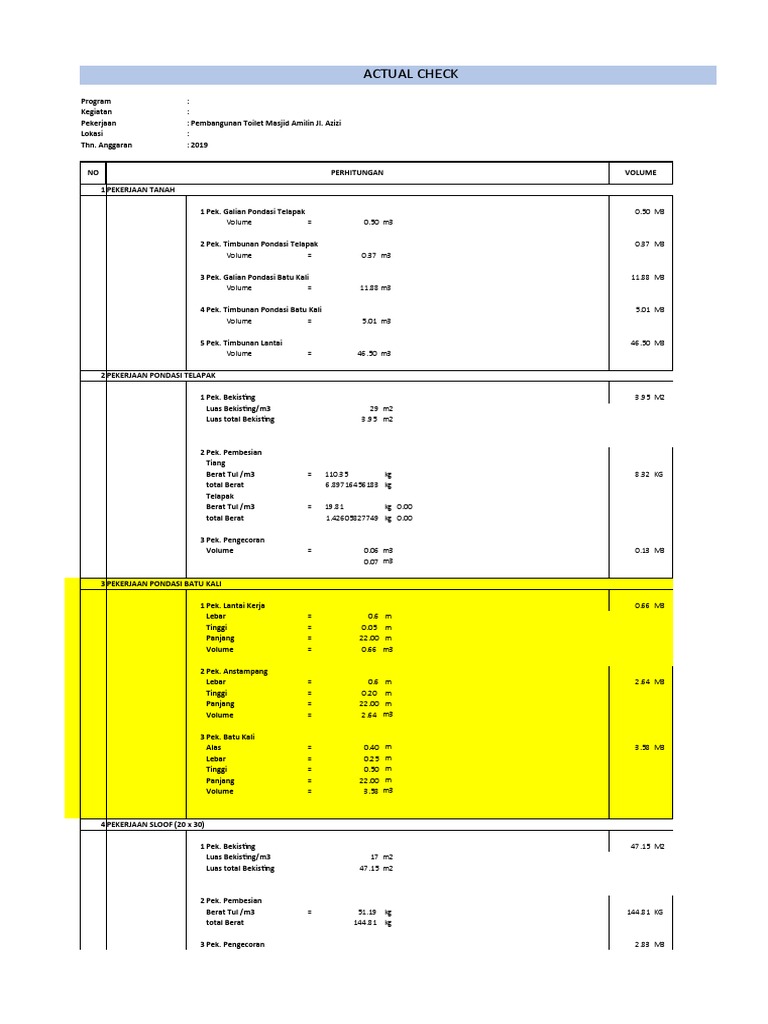 RAB Toilet Kantor | PDF