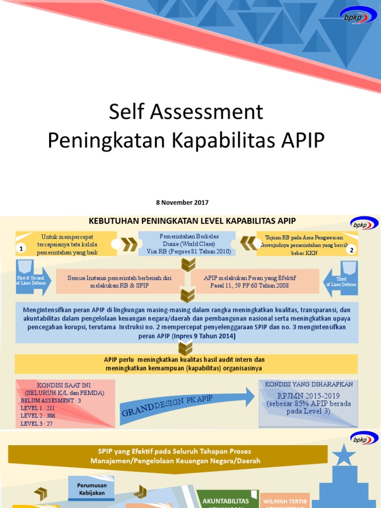 Self Assessment PK APIP Final Share | PDF